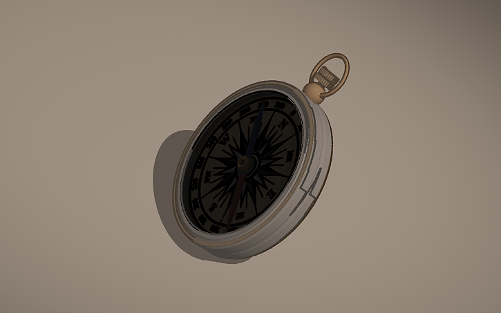 3D design compass - Tinkercad