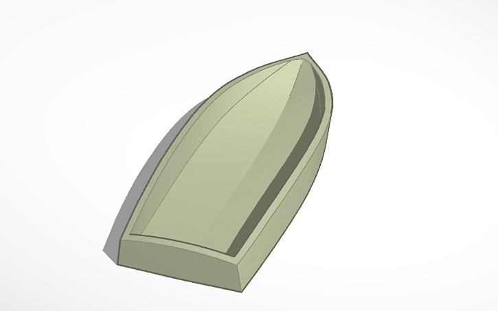 3D design RC Brushless Boat Hull - Tinkercad