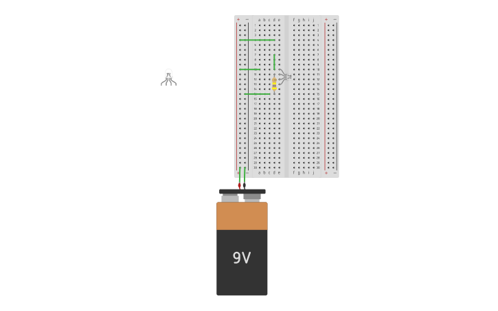 Circuit design Introducing the Breadboard - Tinkercad