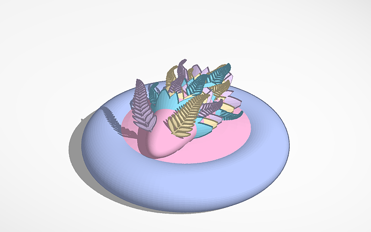 3D design Worm - Tinkercad