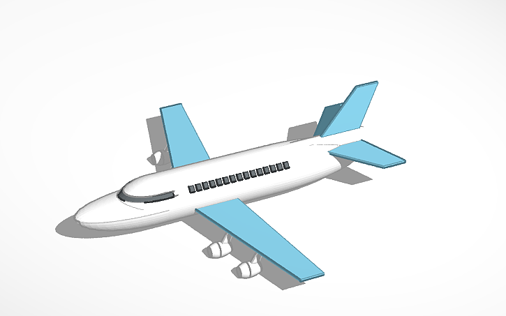 3D design Air Plane - Tinkercad