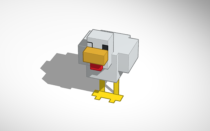 3D design mc chicken - Tinkercad