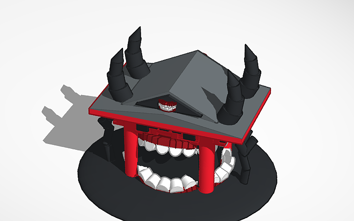 3D design Sukuna's domain expansion - Tinkercad