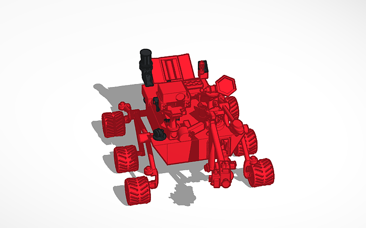 3D design MARS Rover - Tinkercad