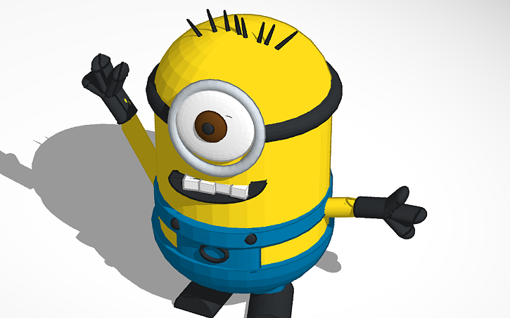 3D design Minions - Tinkercad
