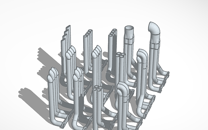 3D design Copy of more headers - Tinkercad