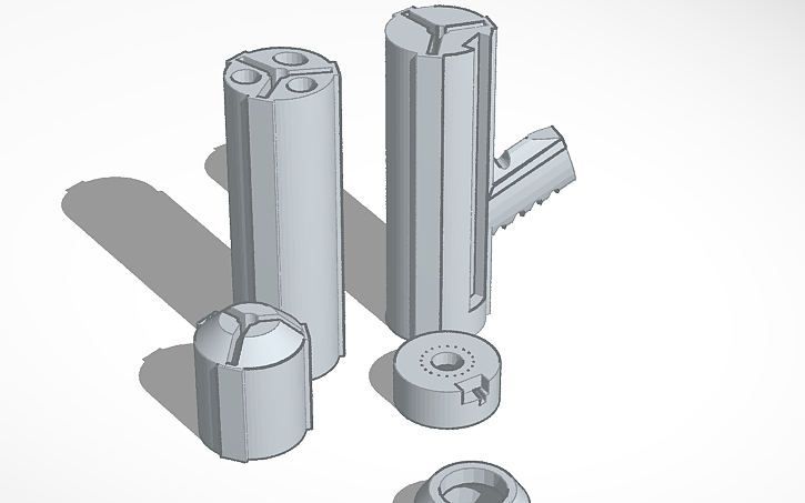 3D design zip tube (read disclaimer) - Tinkercad