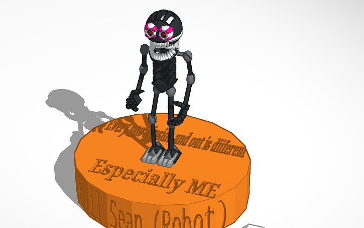 3D design Evil Sean (endoskeleton) - Tinkercad