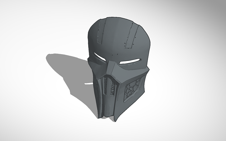 3D design Mask - Tinkercad