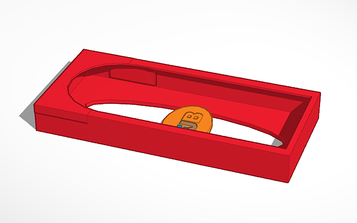 3D design Fitech hand held programmer protector - Tinkercad