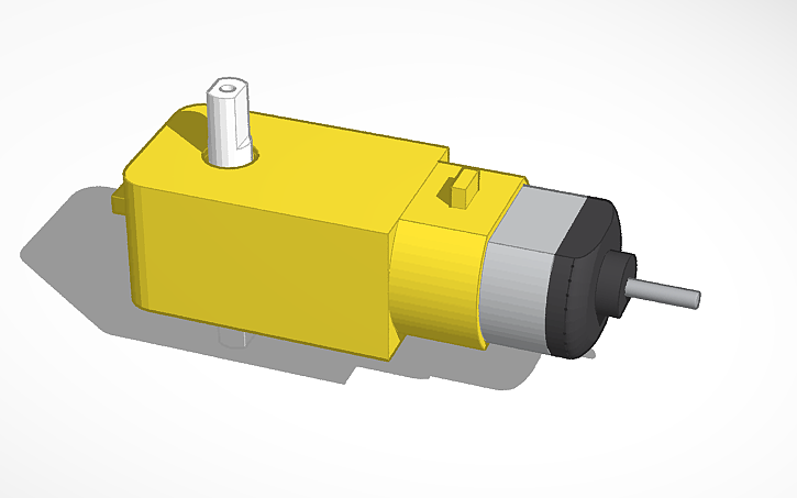 3D design DC Motor - Tinkercad