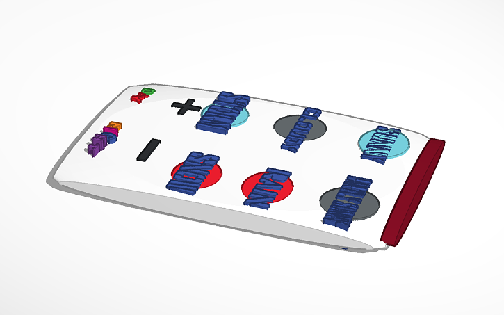 3D design weather remote - Tinkercad