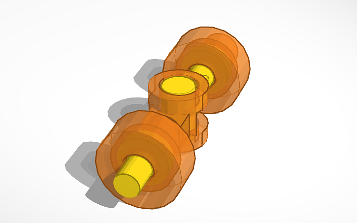 3D design shoulder joint - Tinkercad