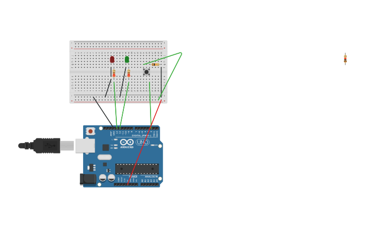 Circuit design Do Not Disturb - Arduino LED - Tinkercad
