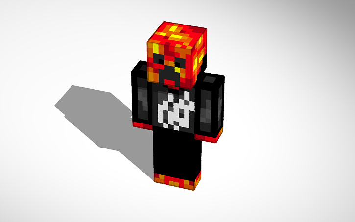 3D design (MC) TBNRfrags/PrestonPlayz(Lava Creeper) - Tinkercad