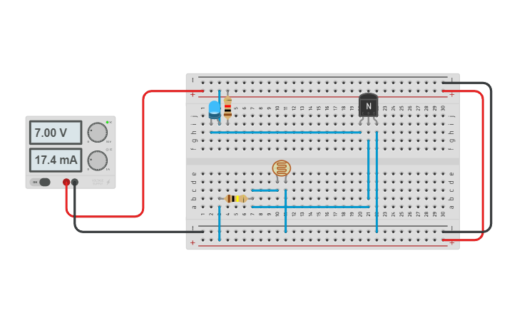 Circuit design UAS RANGKAIAN SENSOR LDR - Tinkercad