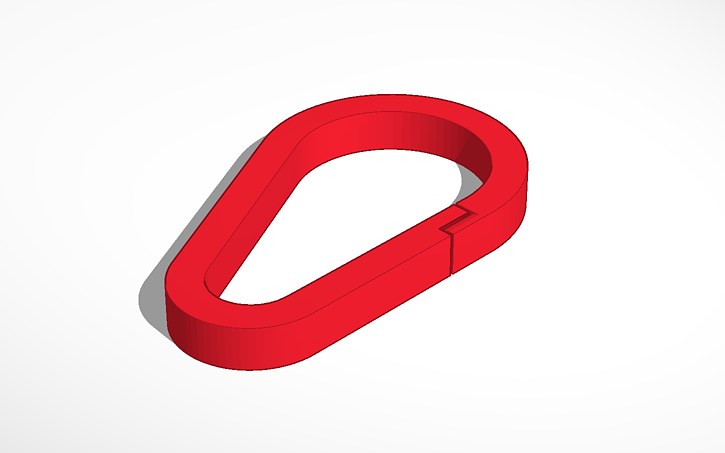 3D design Carabiner - Tinkercad