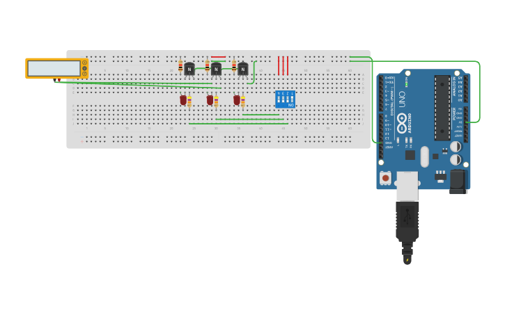 Circuit design Water Sensor - Tinkercad