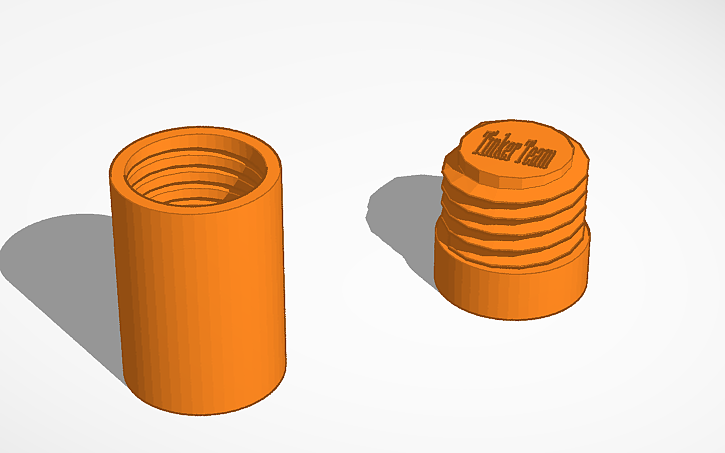 3D design Test print 2 - Tinkercad