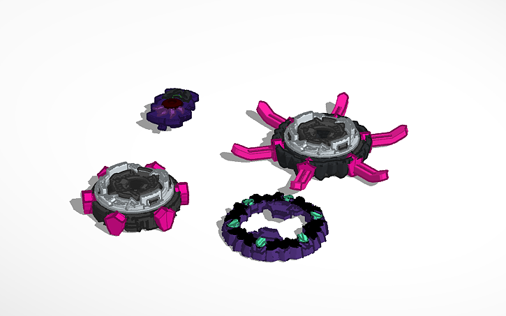 3D design Beyblade - Tinkercad