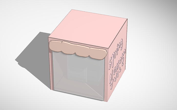 3D design spring blossom juice box! - Tinkercad