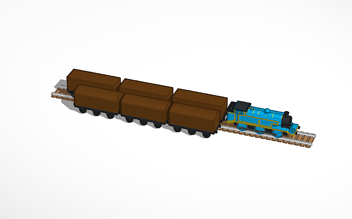 3D design OLD Thomas The Unstoppable Tank Engine - Tinkercad
