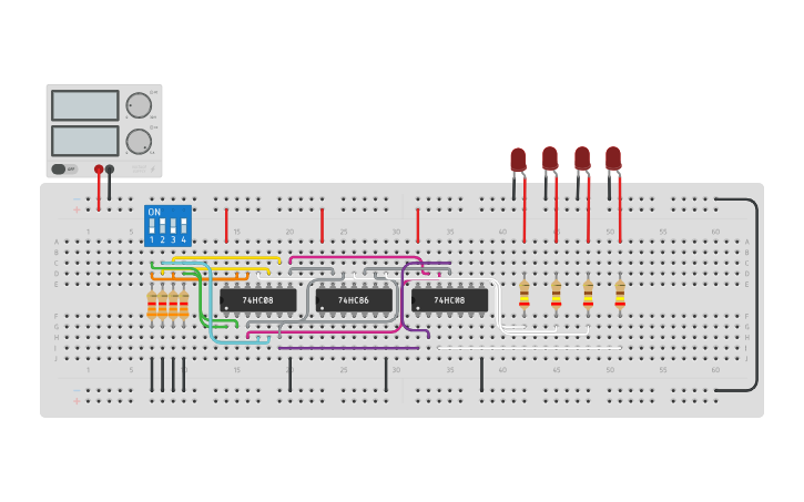 Circuit design Activity-October 19-MULTIPLIER - Tinkercad