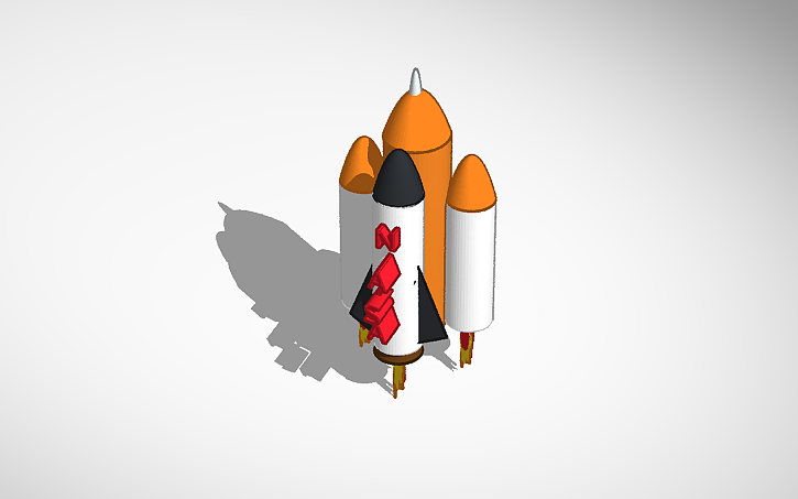 3D design Space Shuttle - Tinkercad