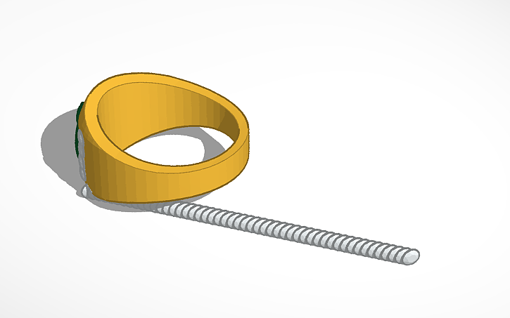3D design Championship Ring - Tinkercad