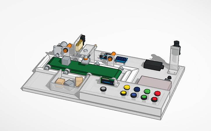 3D design 3D conveyor - Tinkercad