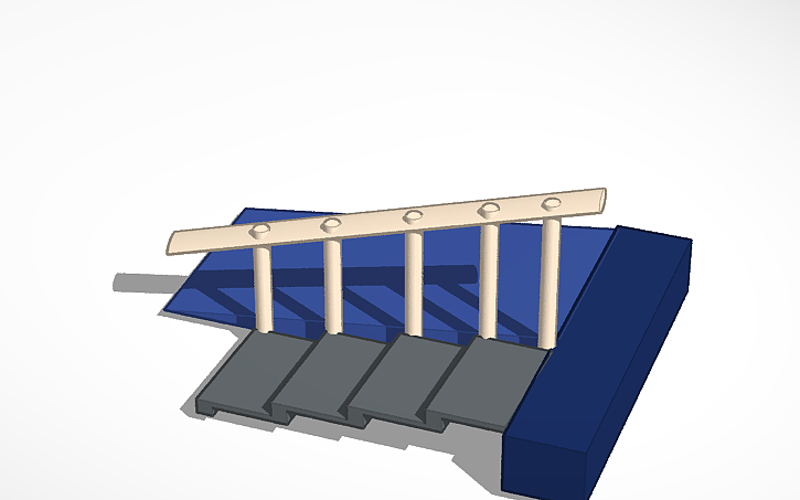 3D design Tr. Charl Ramp and Stairs - Tinkercad
