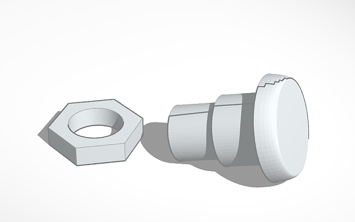 3D design Hudson 3-11 Pivot Axle Pin. - Tinkercad