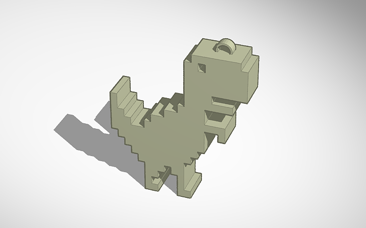 3D design Dino - Tinkercad