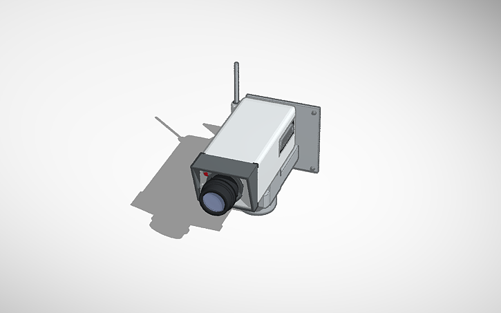 3d Design Security Camera Tinkercad