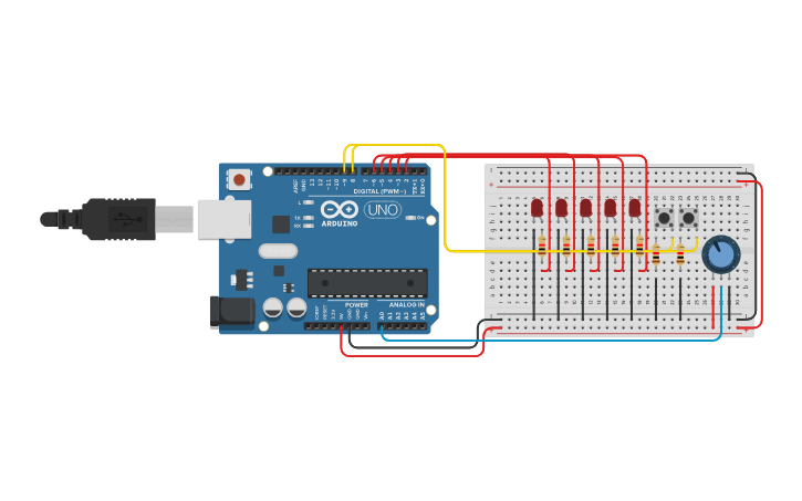 Circuit design Jurnal No 2 Achmad Fachry Romadoni - Tinkercad