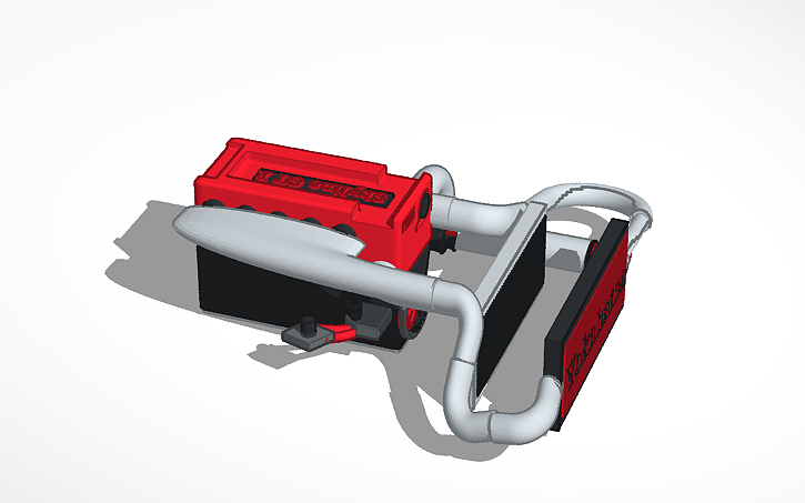 3D design 2.6L RB26DETT - Tinkercad