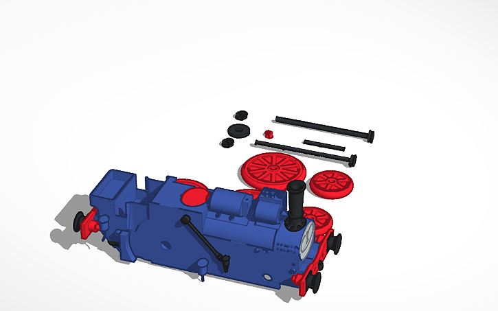 3D design Tomy engine shed - Tinkercad