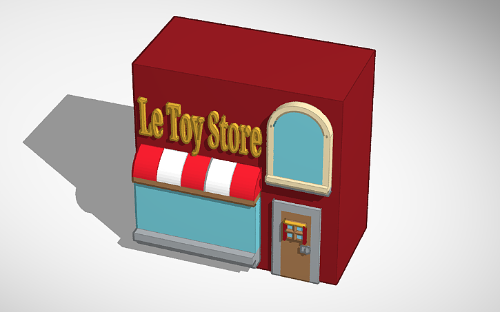 3D design Toy store - Tinkercad