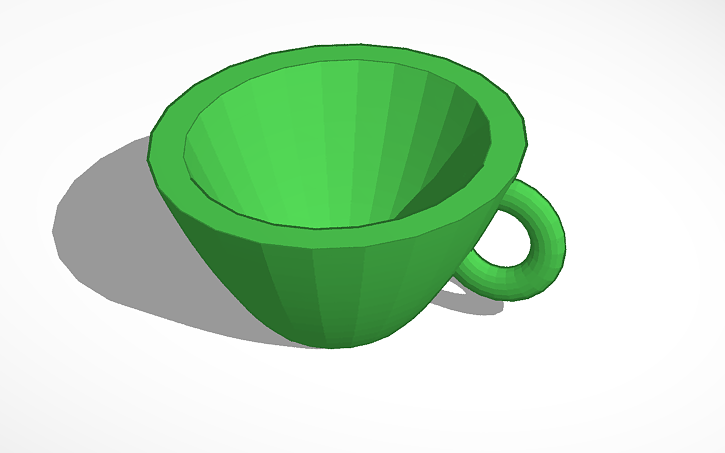 3D design Fincan - Tinkercad