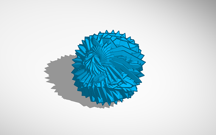 3D design airless ball - Tinkercad