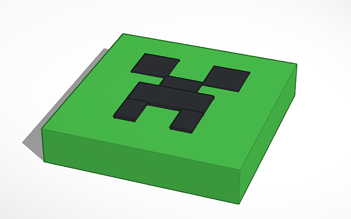 3D design Minecraft Creeper - Tinkercad