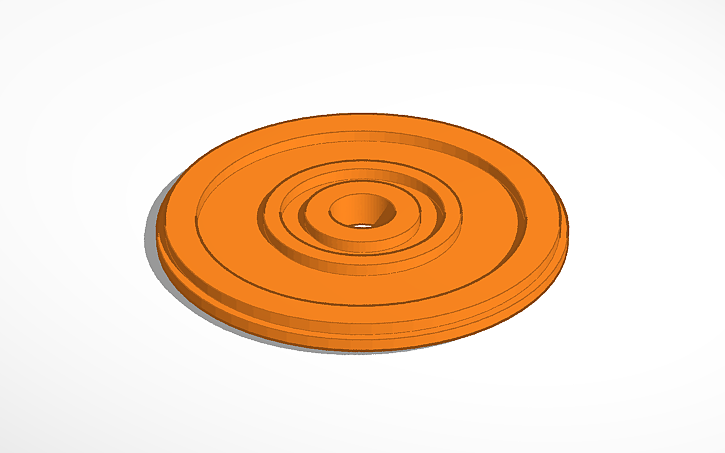 3D design Granite speaker final - Tinkercad