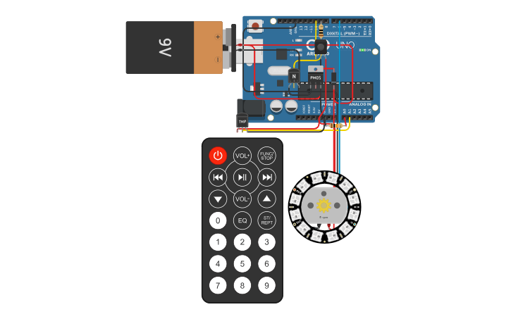 Circuit design Smart Fan - Tinkercad