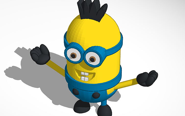 3D design Minion - Tinkercad