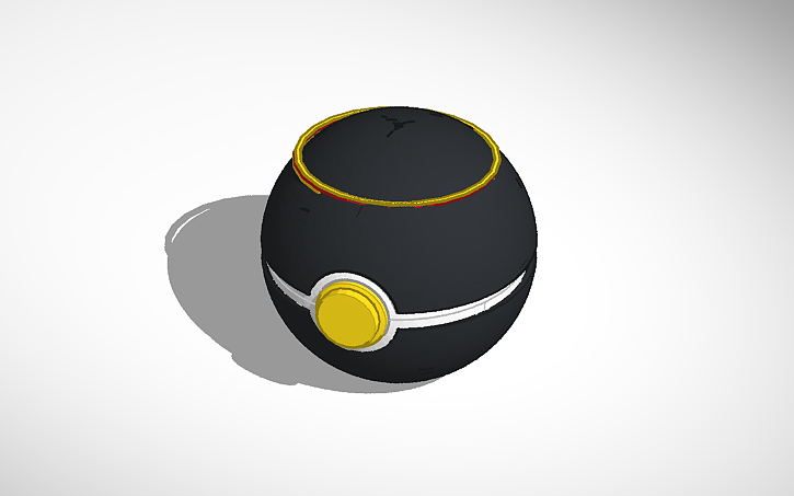 3D design Pokemon Luxury ball - Tinkercad