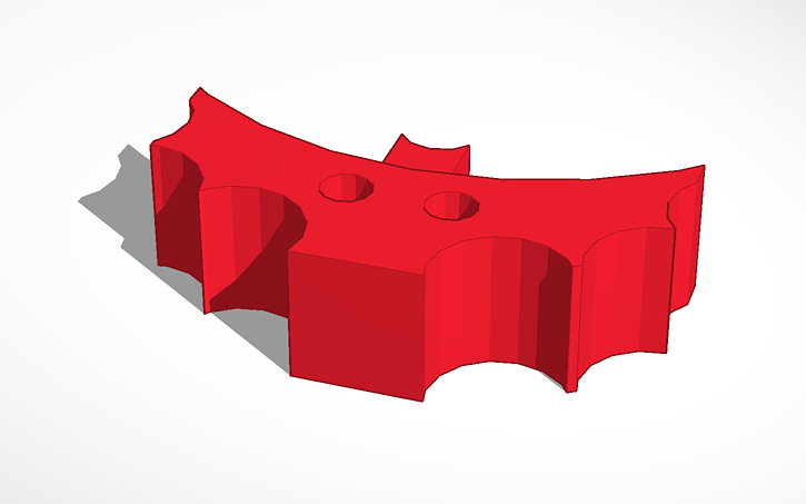 3D design bat logo - Tinkercad