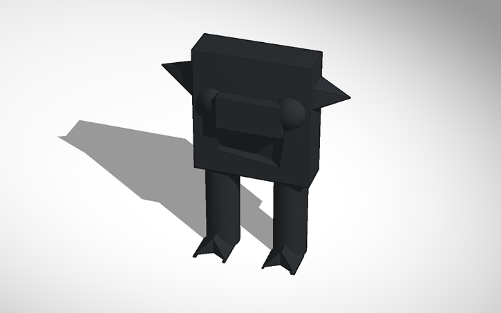 3D design Giant Black Troll - Tinkercad