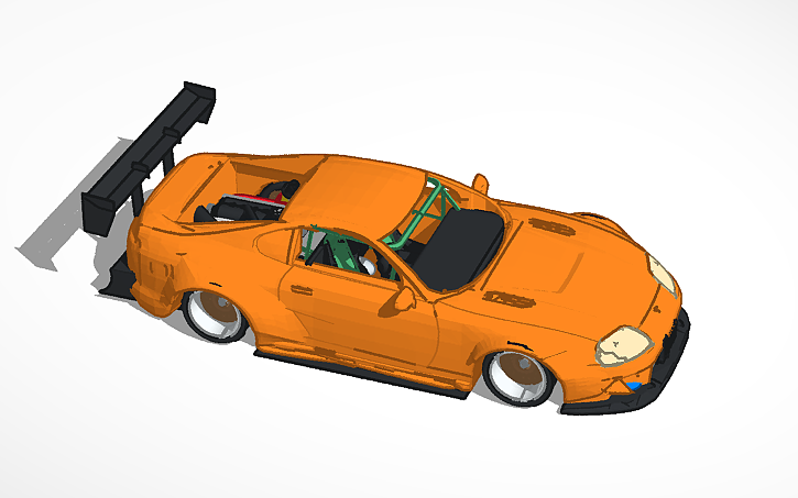 3D design Supra MK4 - Tinkercad