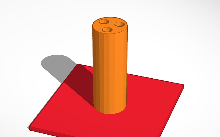 3D design Suporte Light Ring - Tinkercad