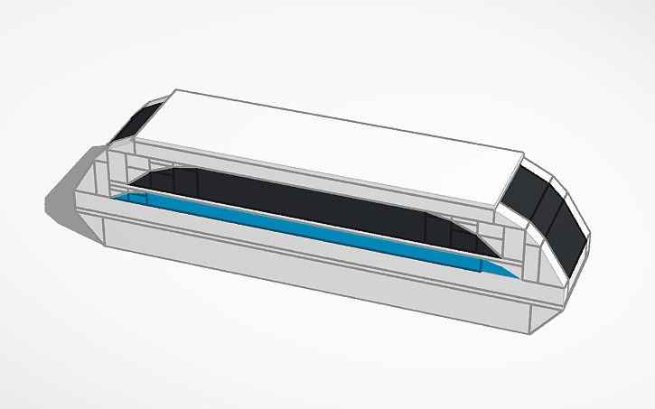 3D design Monorail train - Tinkercad